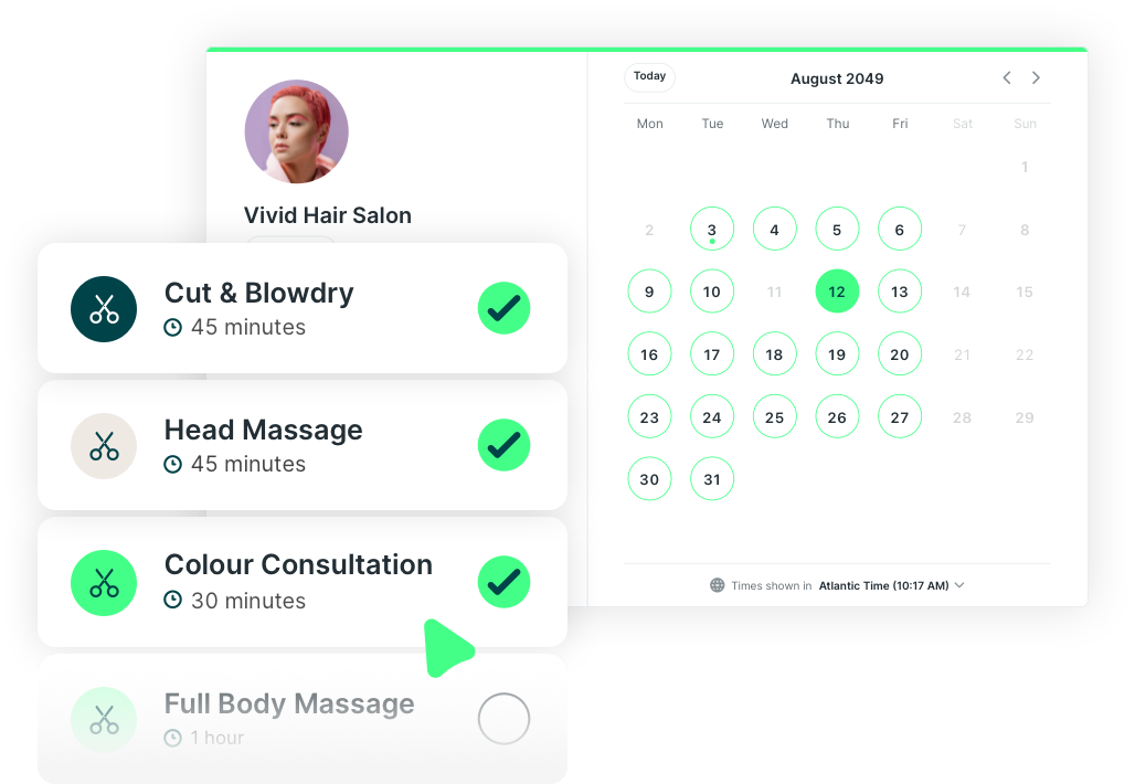 Salon booking software | Easily schedule client appointments